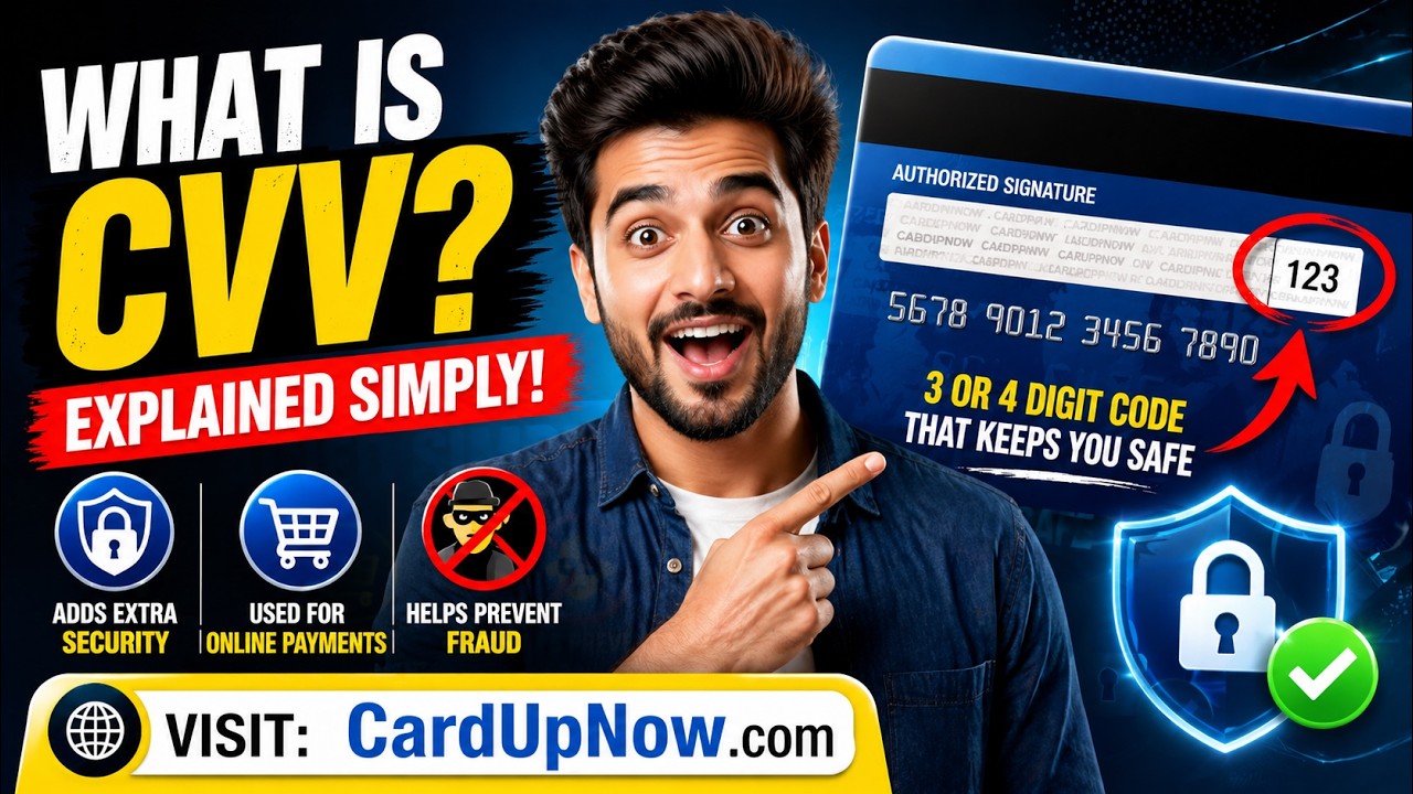 What Is CVV? Card Verification Value Explained (Simple Guide) | CardUpNow