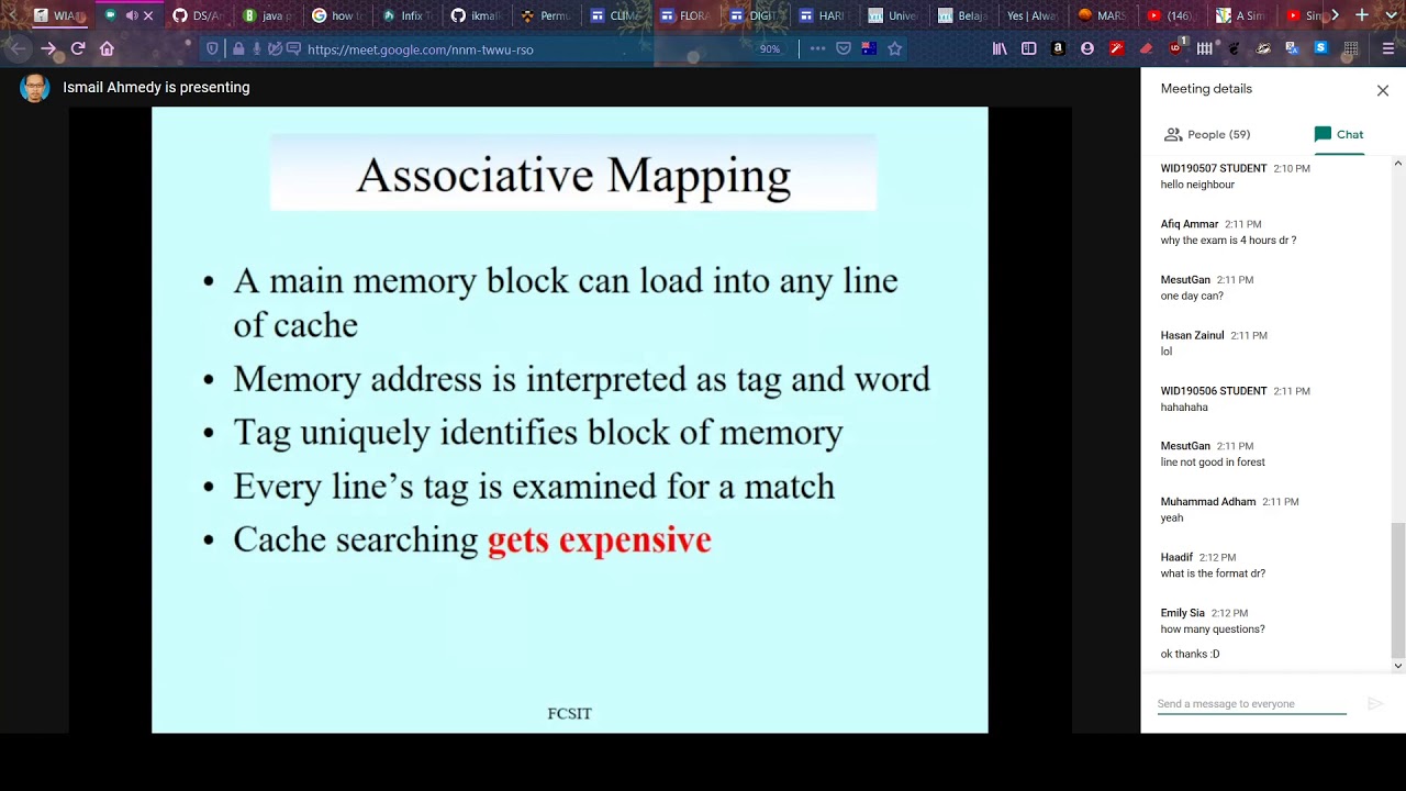 CSA Lecture Chapter 4 : Cache