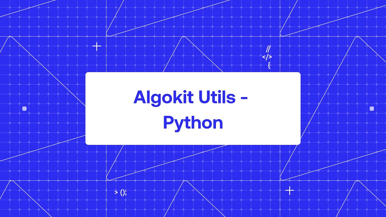 Algokit Utils - Python