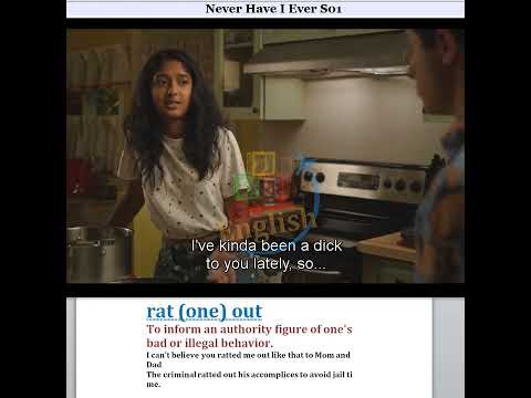 Rat out - Meaning, Pronunciation, Usage | Learn English with TV Shows & Movies