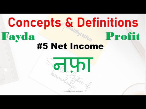 Concepts & Definitions :- What is Net Income?