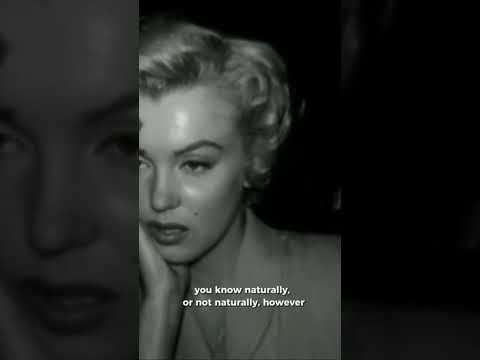 Rare Interview Of Marilyn Monroe