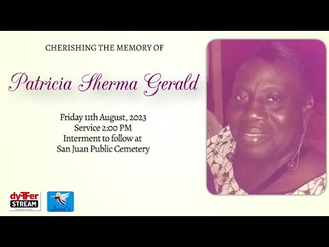 Patricia Sherma Gerald Funeral Livestream