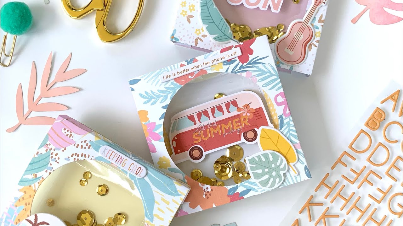 Easy 3D Shaker Cards Tutorial - No fuse tools needed! @HipKitClub Card Making