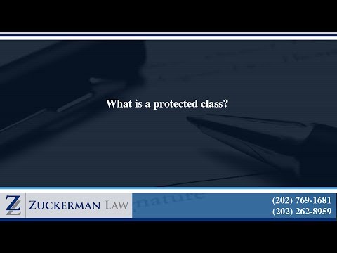 What is a protected class?