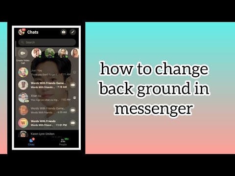 HOW TO CHANGE BACKGROUND IN MESSENGER | Tutorial 2021