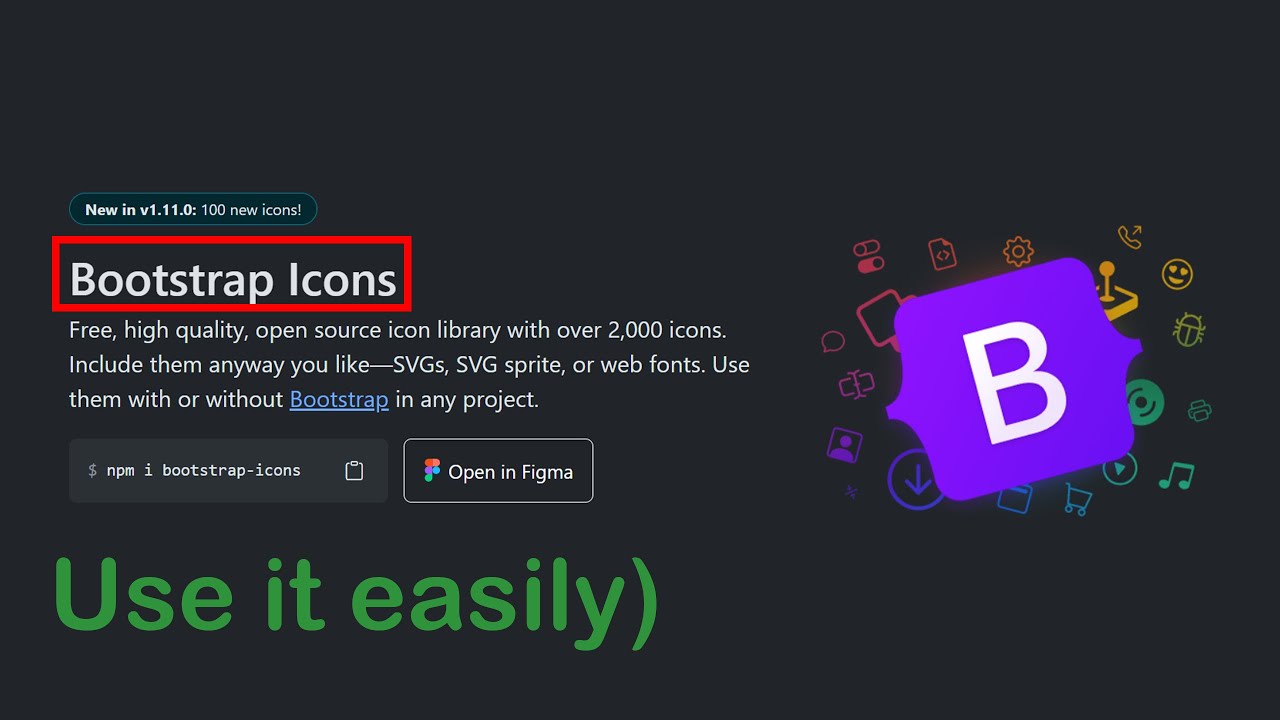 How to use Bootstrap icons in Angular?