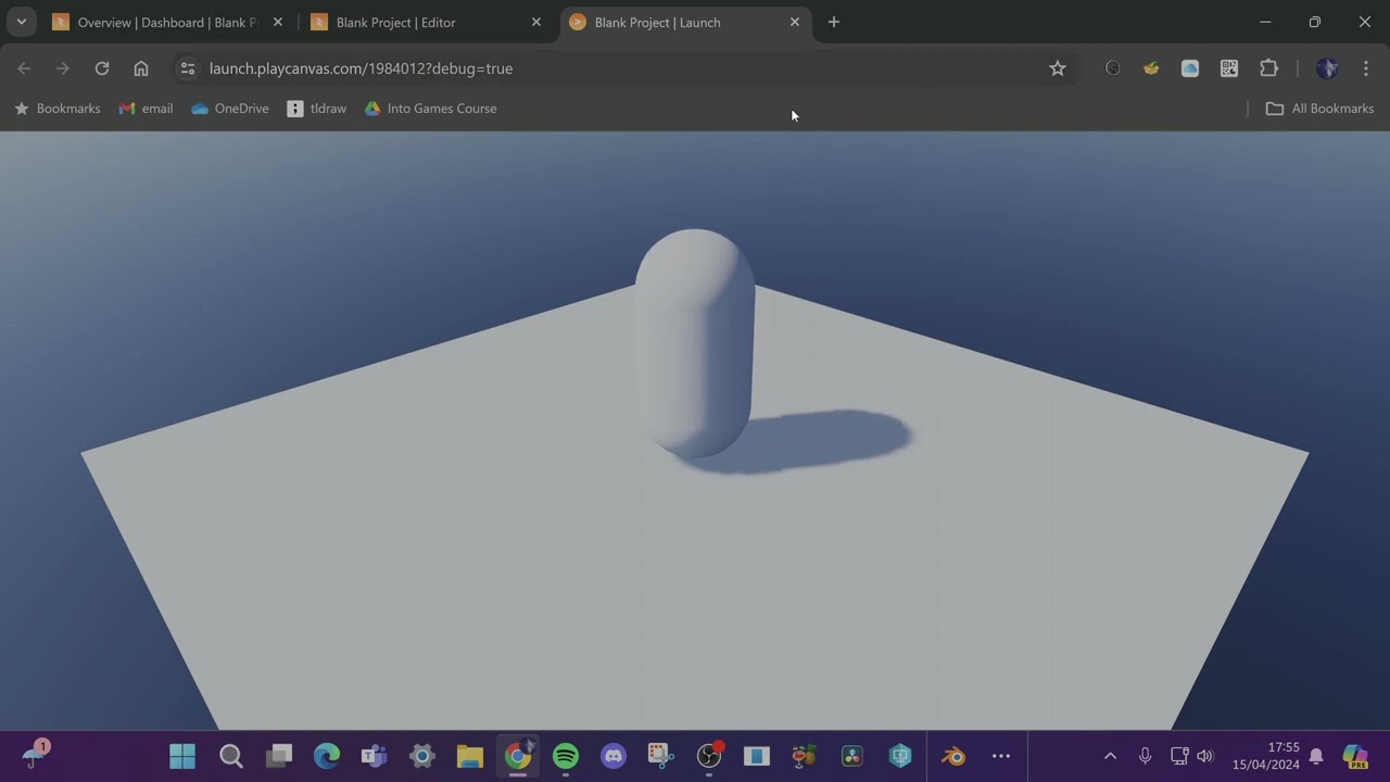 PlayCanvas Tutorial - Part 1 - Making Things Move
