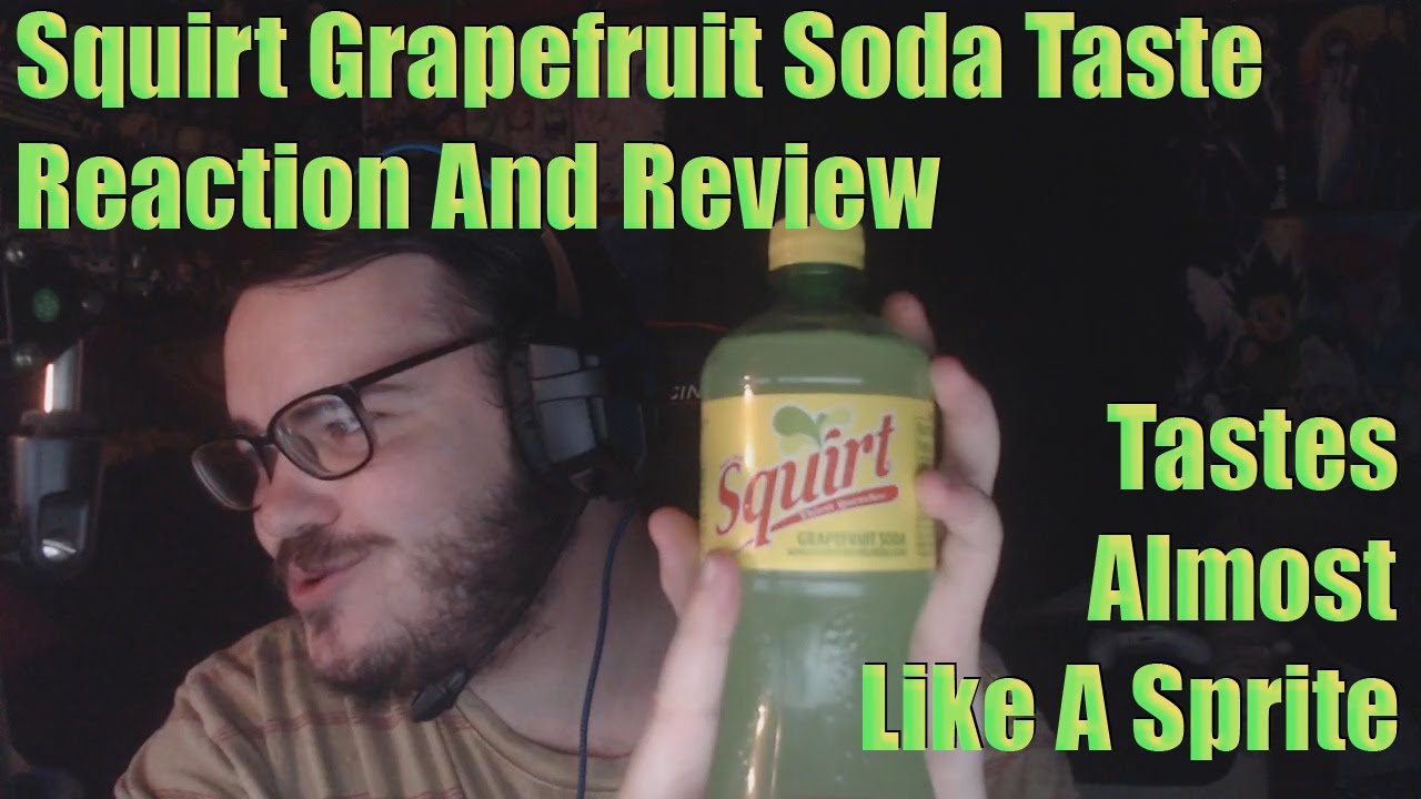 Squirt Grapefruit Soda Taste Reaction And Review Tastes Almost Like A Sprite