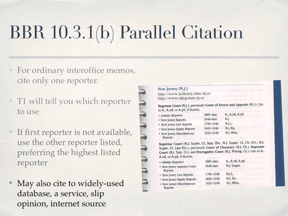 Case Citation Introductory Overview