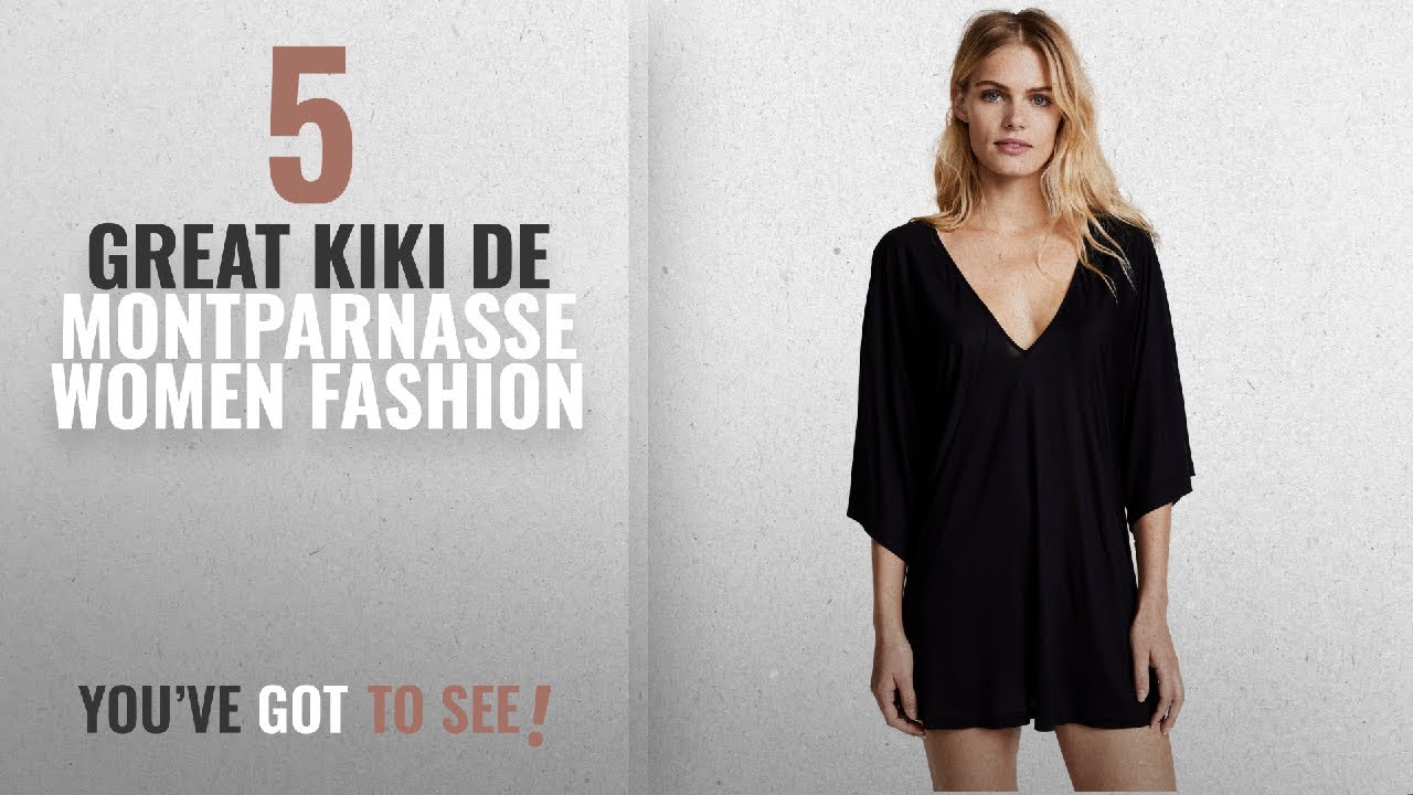 Kiki De Montparnasse Women Fashion [2018 Best Sellers]: Kiki De Montparnasse Women's V Neck Top,