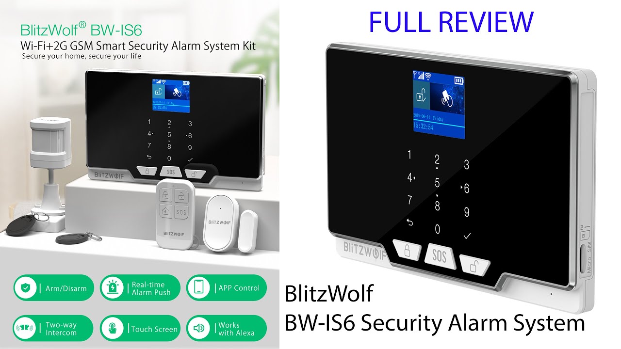 BlitzWolf BW-IS6 Security Alarm System Kit FULL REVIEW