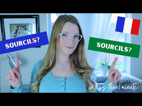 How to pronounce SOURCILS in French | Learn French | #short