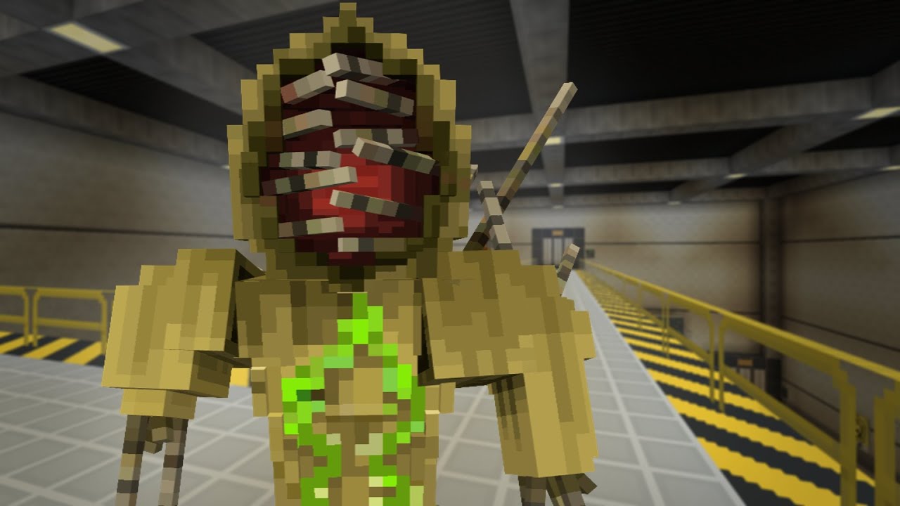 Facing SCP 173 In Minecraft