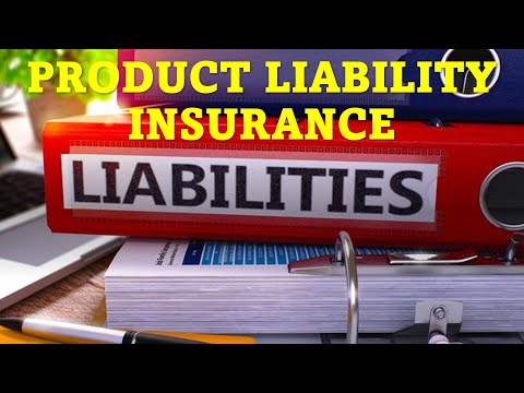 PRODUCT LIABILITY INSURANCE POLICY (#PRODUCTLIABILITY #INSURANCE)