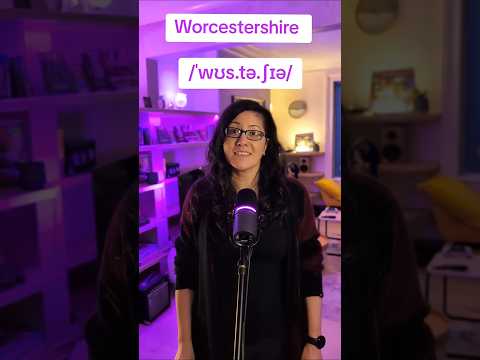 How to pronounce 'Worcestershire' (sauce!) #howtopronounce #englishpronunciation #britishenglish
