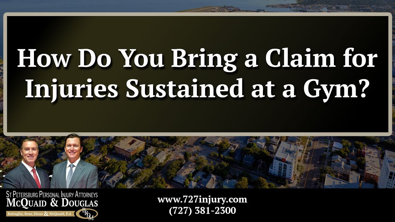 How Do You Bring a Claim for Injuries Sustained at a Gym or Exercise Facility?