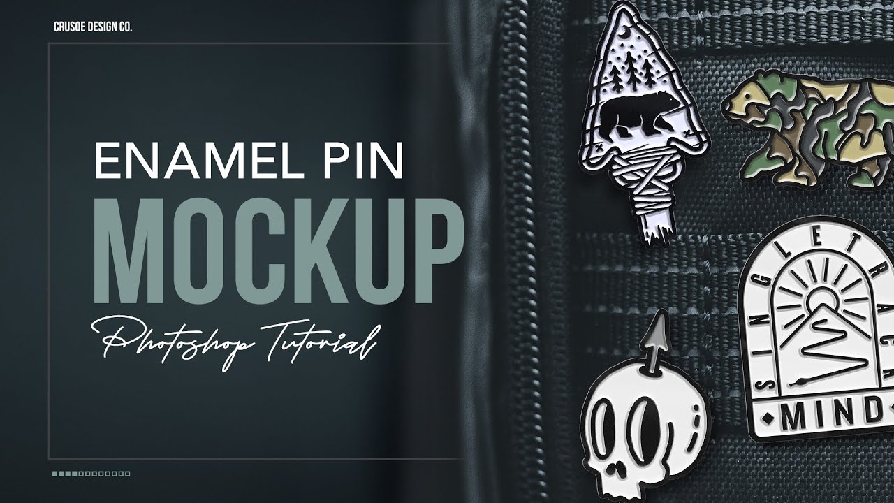 Design Realistic Enamel Pin Mockups with Smart Objects in Photoshop