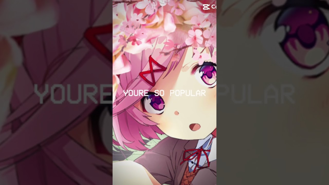 Cute Natsuki edit 😊 #ddlc #natsuki #shorts