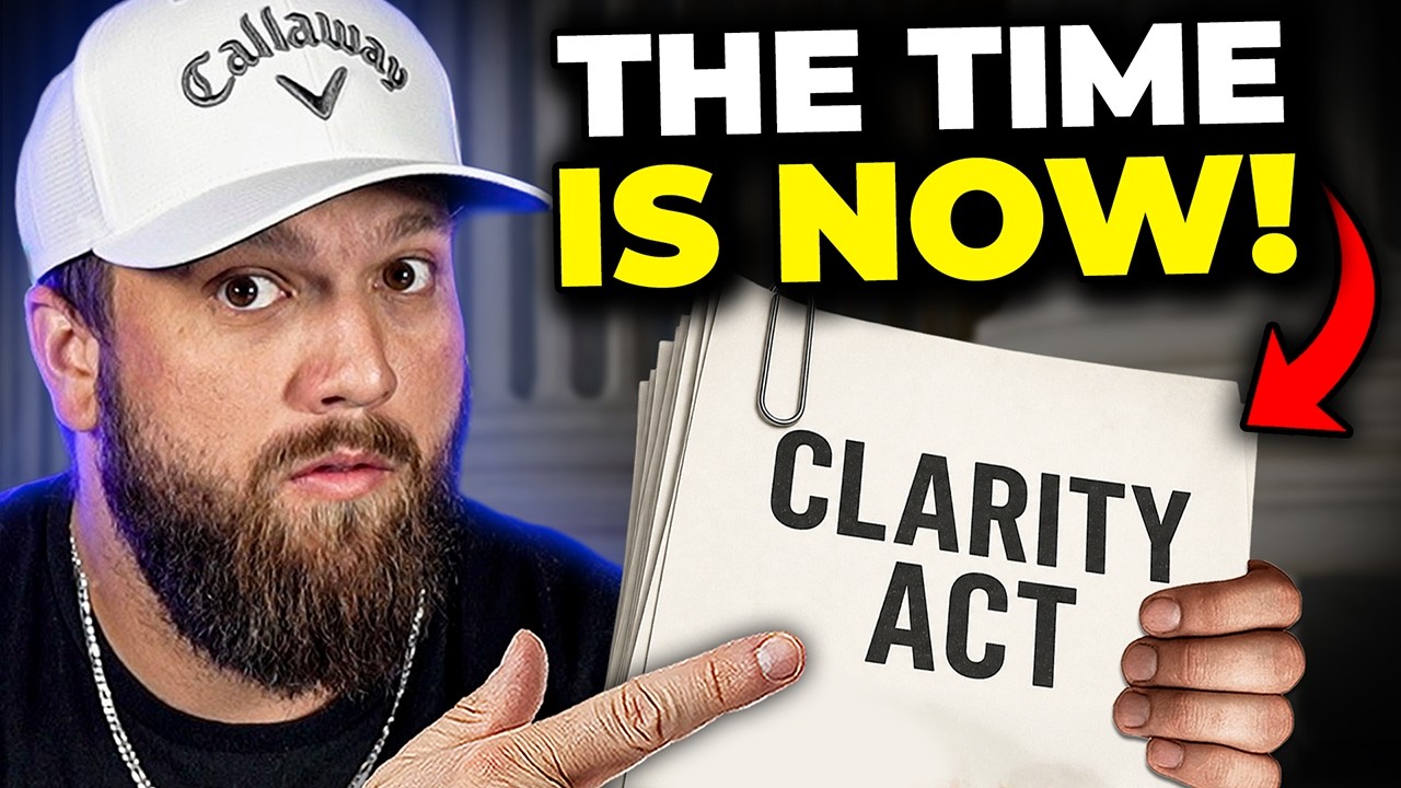 🚨 Clarity Act READY To Pass?! - My Exact Strategy For Buying This Crypto Dip!