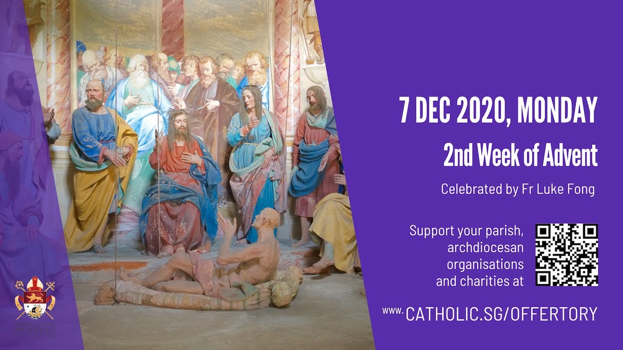 Catholic Monday Mass Today Online 7th December 2020 Archdiocese of ...