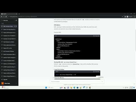 XML parsing in Python