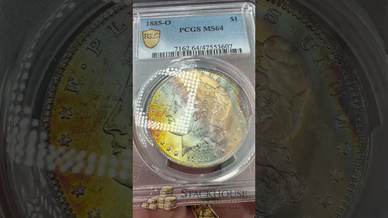 Beautiful Toned Morgan Dollar! 😍