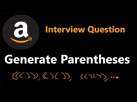 Generate Parentheses - Stack - Leetcode 22