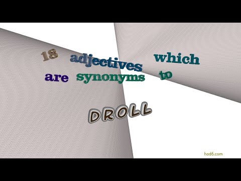 droll - 18 adjectives with the meaning of droll (sentence examples)