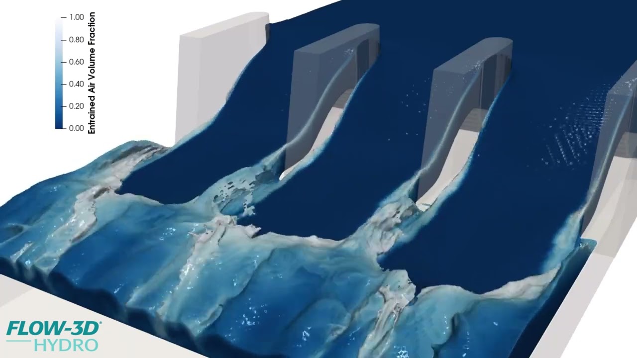 Ogee Weir Simulation | FLOW-3D HYDRO