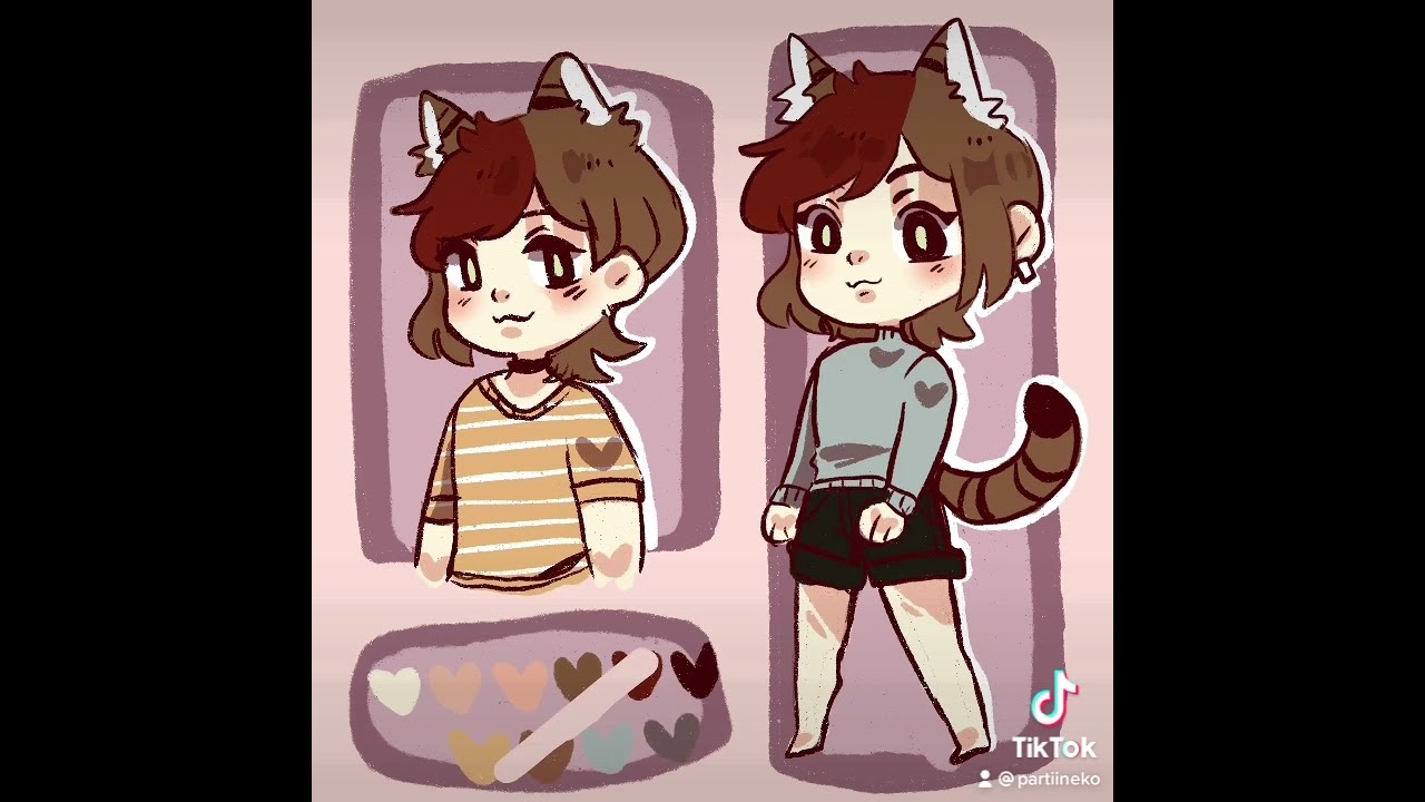 How to Draw a mini character Reference sheet ✨