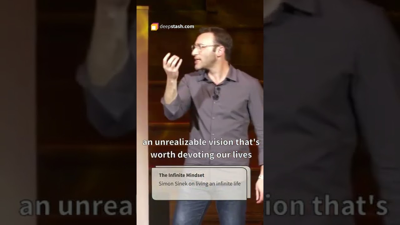 Simon Sinek - The infinite mindset #shorts