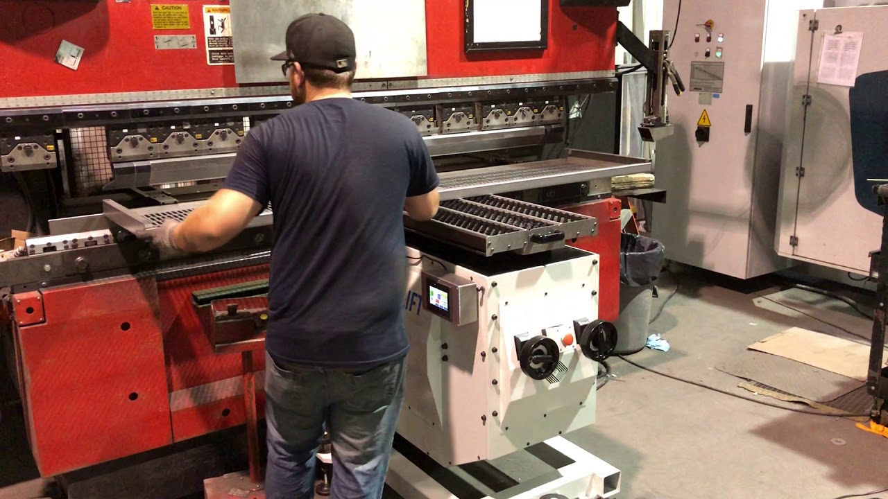 EnuLIFT Press Brake Sheet Followers - Video Examples
