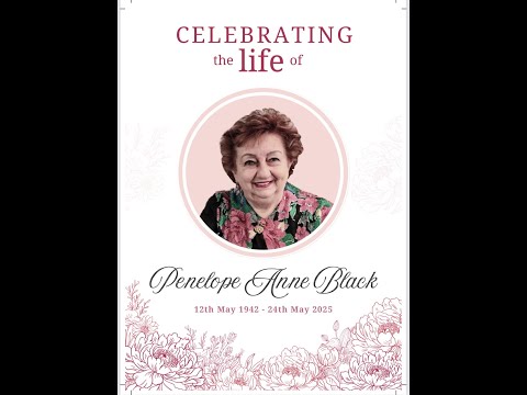 Memorial Service for Penelope Anne Black