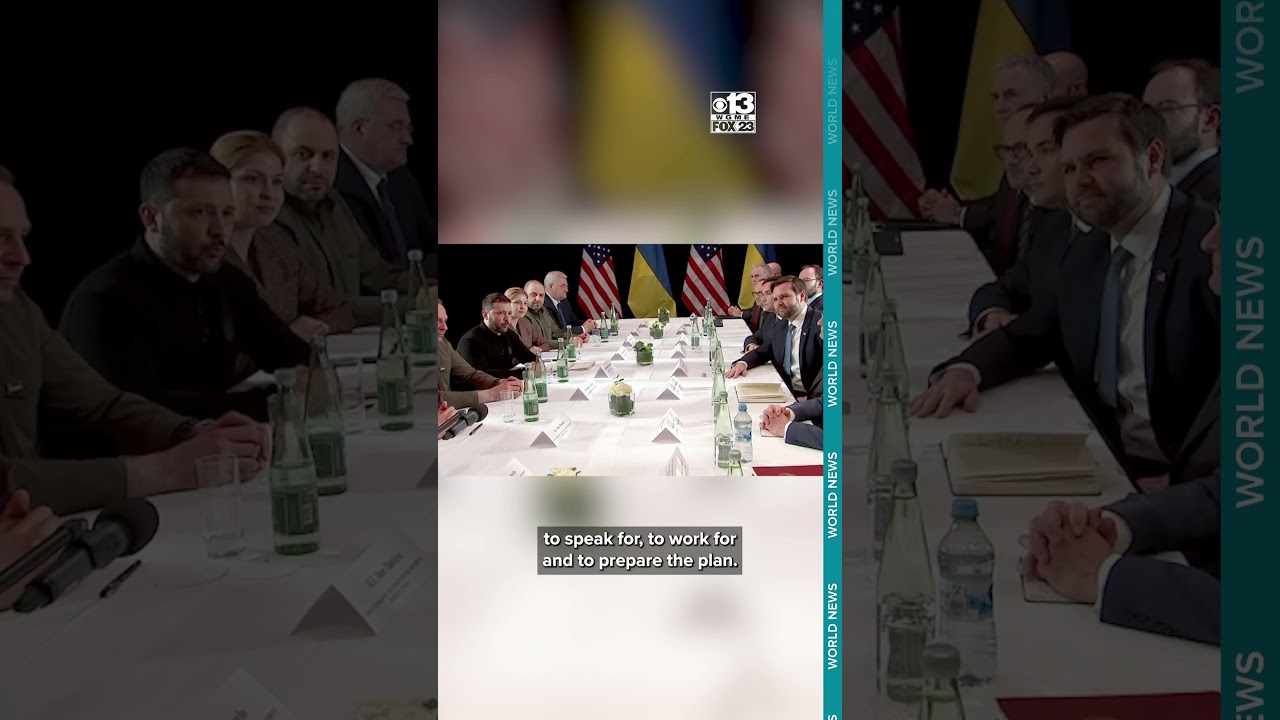 Vance voices America's hope for a 'durable, lasting peace' in meeting with Zelenskyy