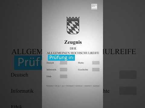 Will ChatGPT pass the Bavarian Abitur on the second attempt? | #BR24 Shorts