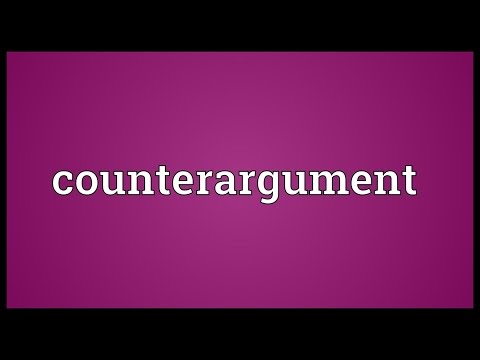 Counterargument Meaning