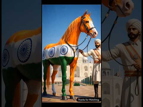 INDIA 🇮🇳 V_S PAKISTAN🇵🇰 Horses 🐎 racing competition #shorts #ai #trending #youtubeshorts