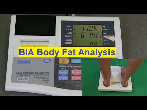 Body Fat Percentage - Bioelectrical Impedance Analysis - BIA