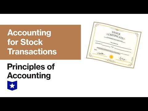 Accounting for Stock Transactions | Principles of Accounting