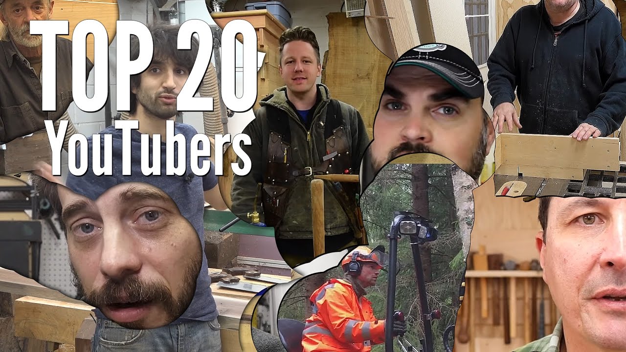 Top 20 YouTube Channels For Makers and Woodworkers