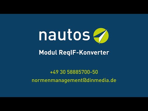 Nautos-Modul ReqIF-Konverter