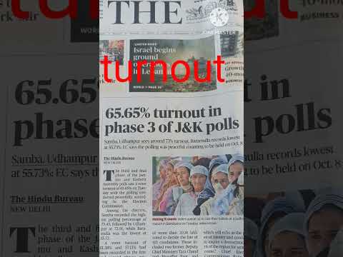 Turnout - meaning