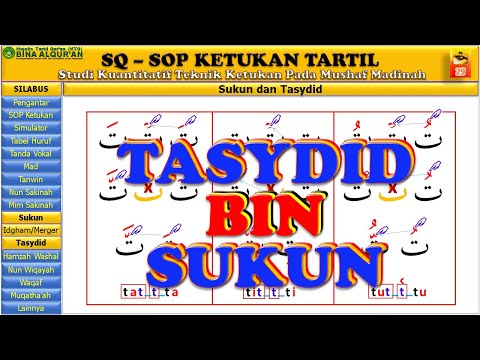Mengenal Persamaan Simbol SUKUN dan TASYDID | MTQ BINA ALQUR'AN