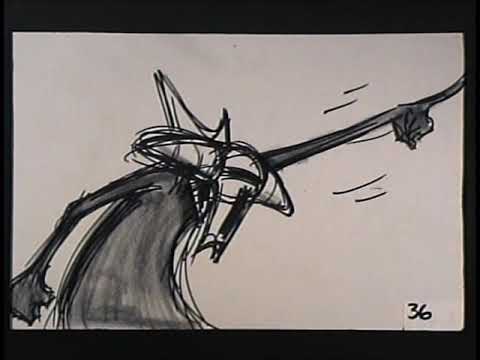 Toy Story | "Opening Buzz Lightyear Cartoon" Storyboard Deleted Scene (1995)