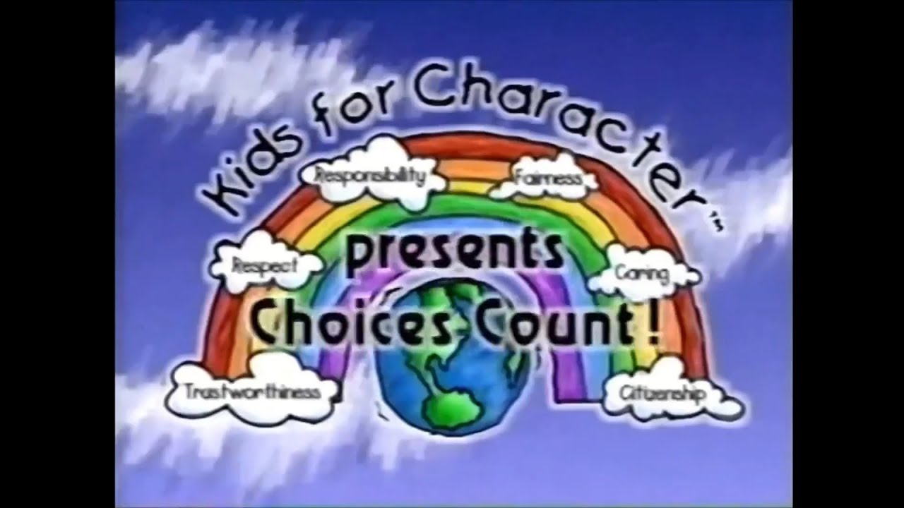 Kids for Character: Choices Count! (1997) VHS Trailer (VHS Capture)