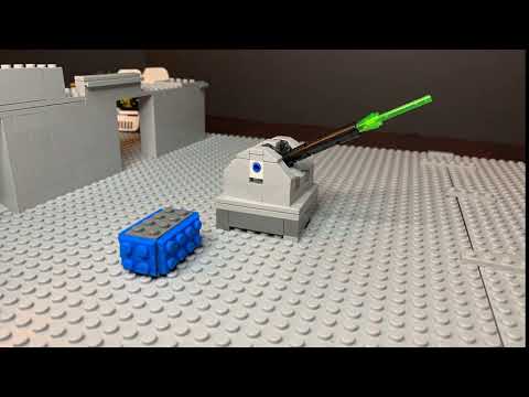 LEGO Star Wars turbolaser test