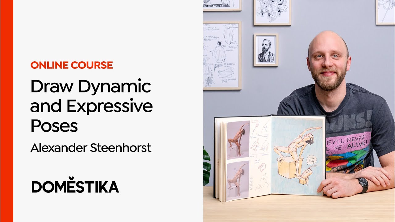 Drawing the Human Figure & Expressive Poses - Course by Alexander Steenhorst | Domestika English