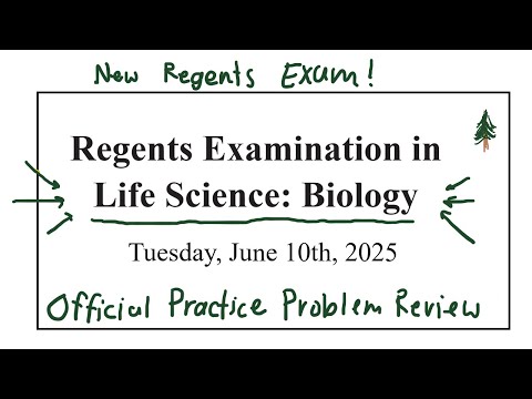 Life Science: Biology Regents Review | Official practice problems (Cluster #4, June 2025)