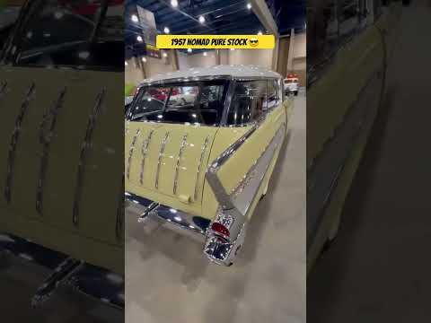 1957 Chevrolet Nomad nomad is better than it was new #nomad #mecum #chevrolet ????